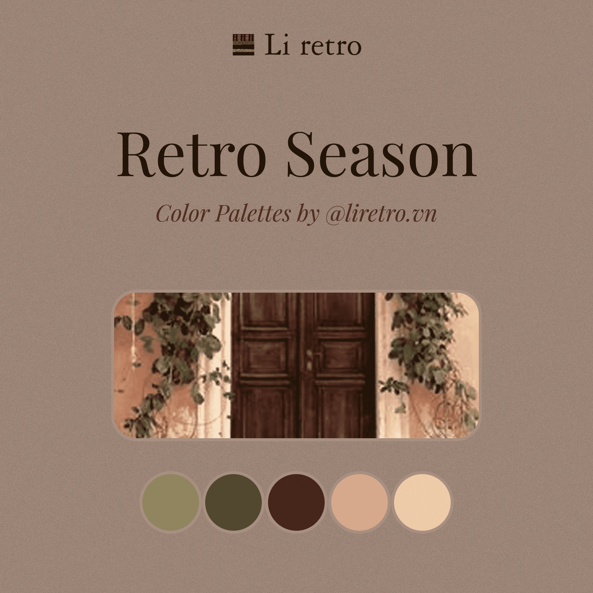 RETRO SEASON | Color palettes - Li retro